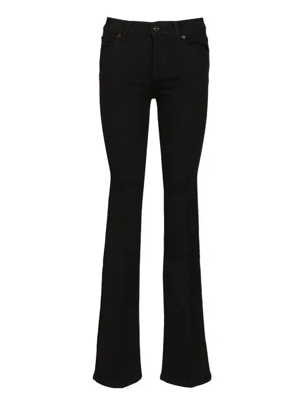 7 For All Mankind Flared Jeans - Black