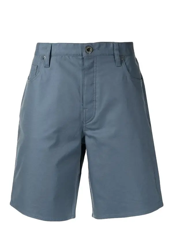 Emporio Armani Stone Knee-length Shorts - Blue