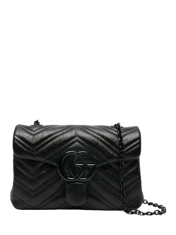 Gucci Gg Marmont Mini Shoulder Bag - Black