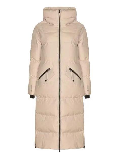 Woolrich Gtx Long Down Parka - Nude