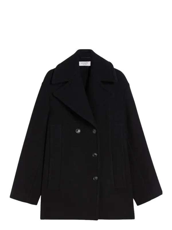 Sportmax Tabella Double-breasted Coat - Black