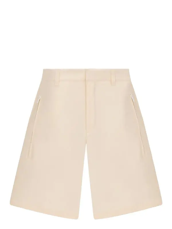 Dior Logo Patch Shorts - Nude