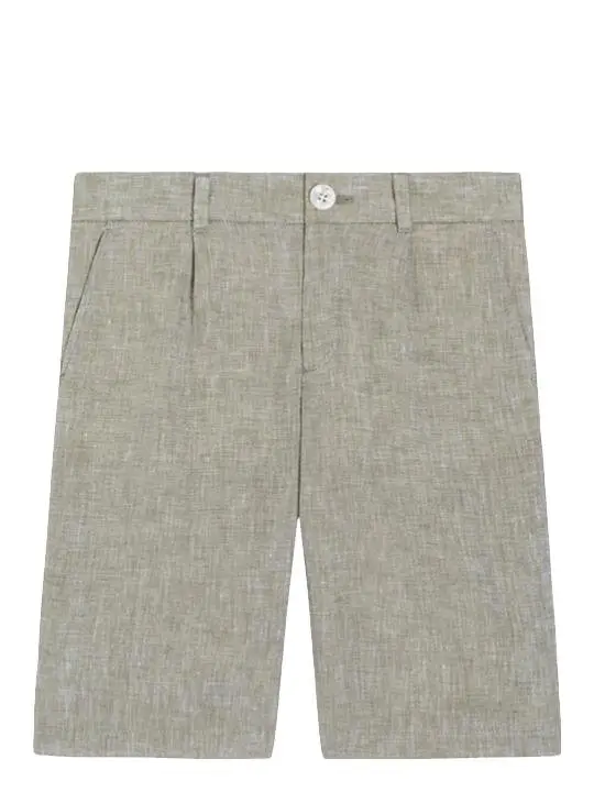 Dolce & Gabbana Linen Bermuda Shorts - White