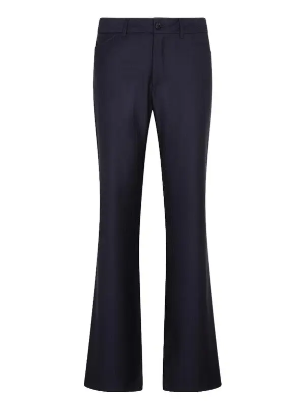 Etro Striped Tailored Trousers - Black
