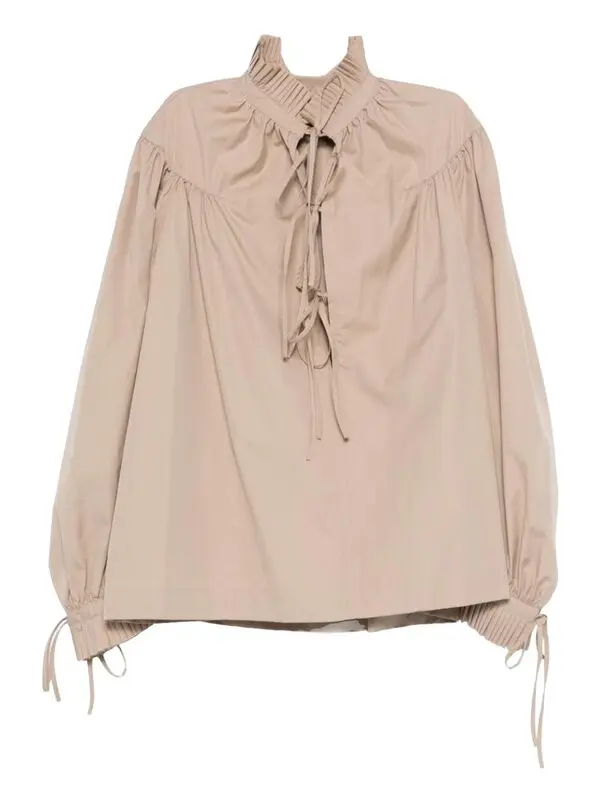 Dries Van Noten Ruffled Tie Blouse - No