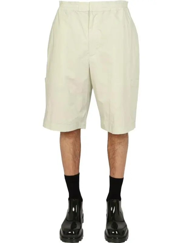AMBUSH Elasticated Waist Shorts With Embroidered Logo - Nude