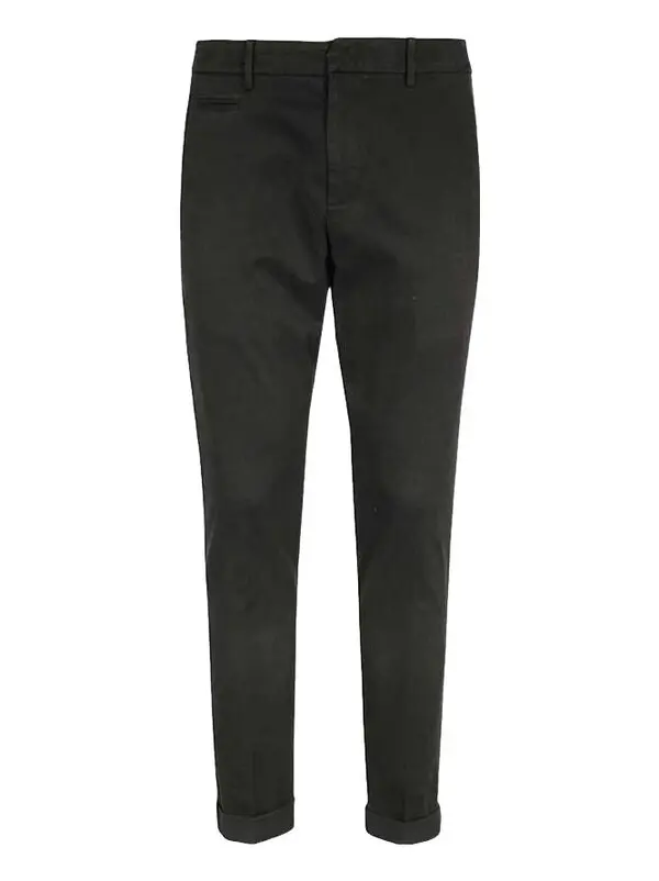 DONDUP Logo Detail Trousers - Black