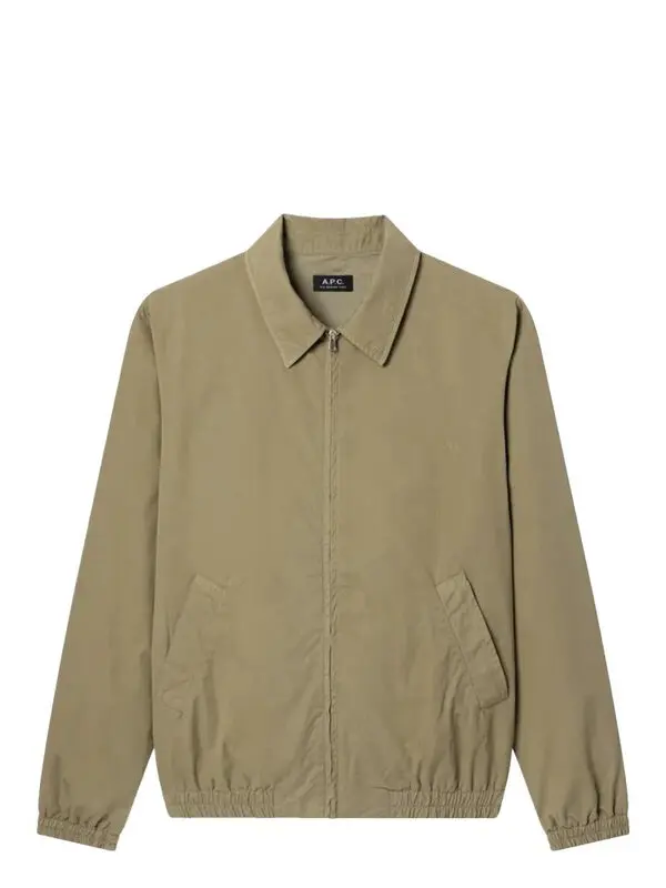 A.p.c. Gilbert Twill Jacket - Gray-green