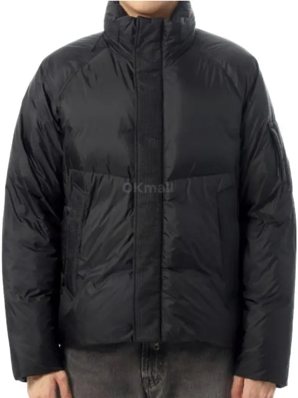 C.P. COMPANY Quilted Panelled Jacket - Black