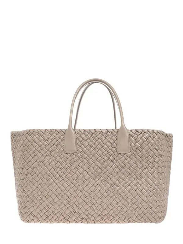 Bottega Veneta Double Handle Tote Bag - Beige