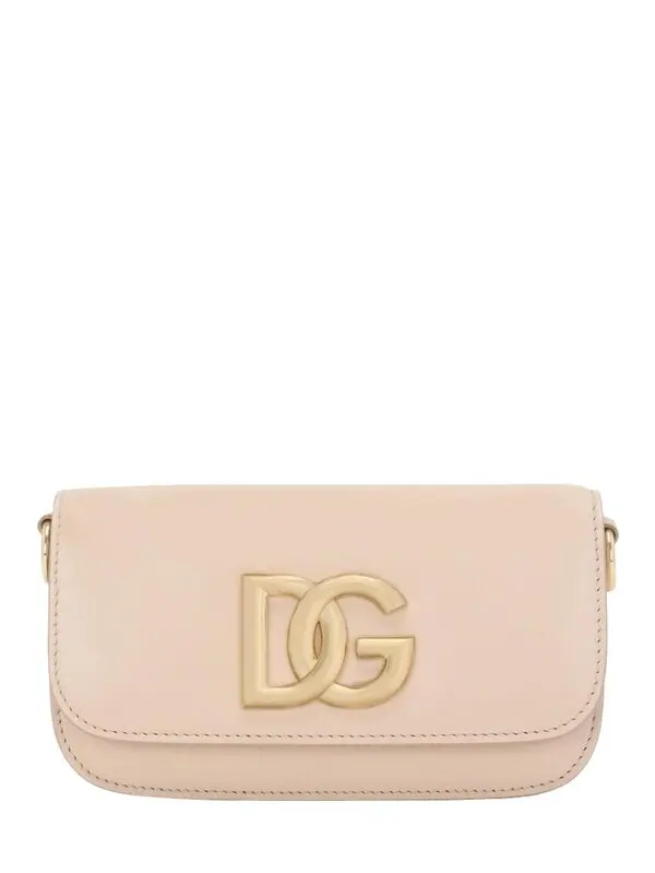 Dolce & Gabbana Small Shoulder Bag - Nude