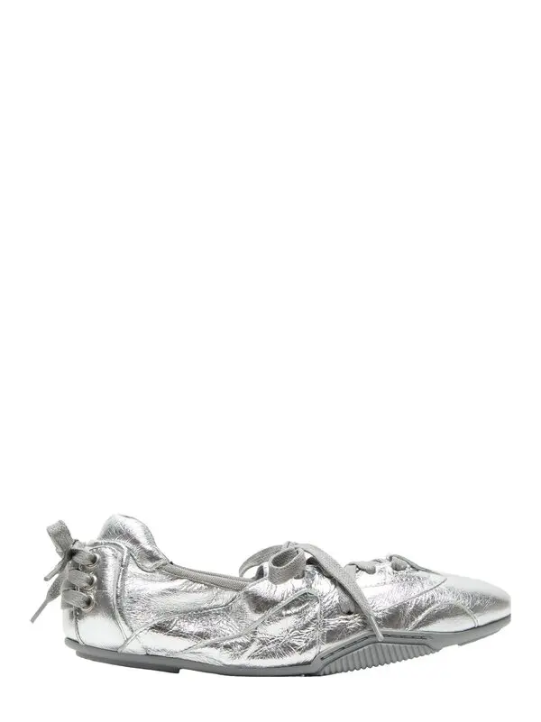Acne Studios Lace-up Sneakers - Silver