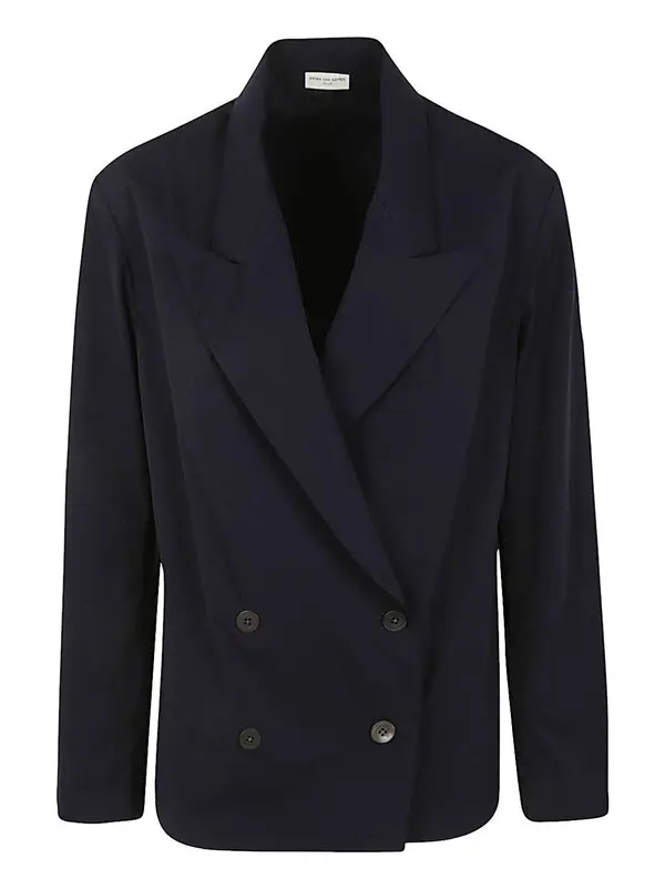 Dries Van Noten Double-breasted Blazer - Black