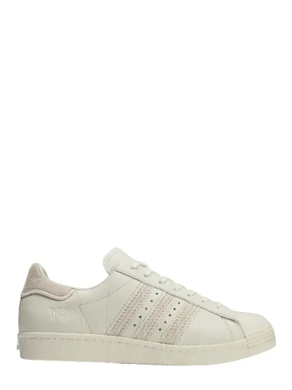 Y3 Superstar Lace-up Low Top Sneakers - White