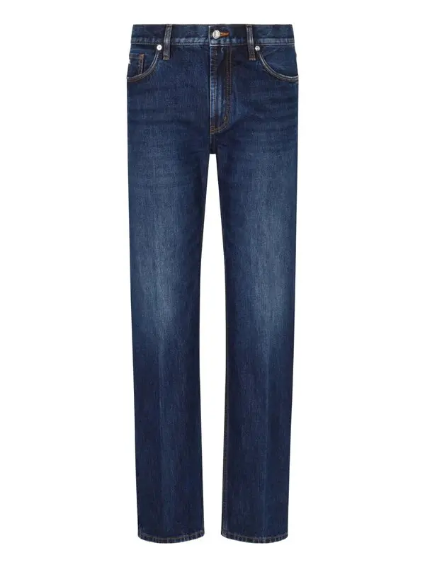 Emporio Armani Five-pocket Denim Jeans - Dark Blue