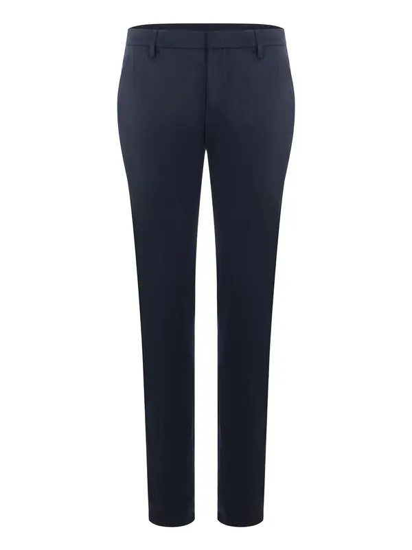 DONDUP Tailored Pants With Logo Detail - Blue