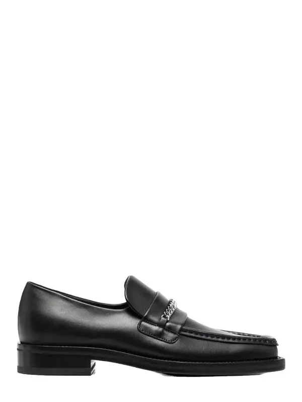 Martine Rose Chain-trimmed Loafers - Black
