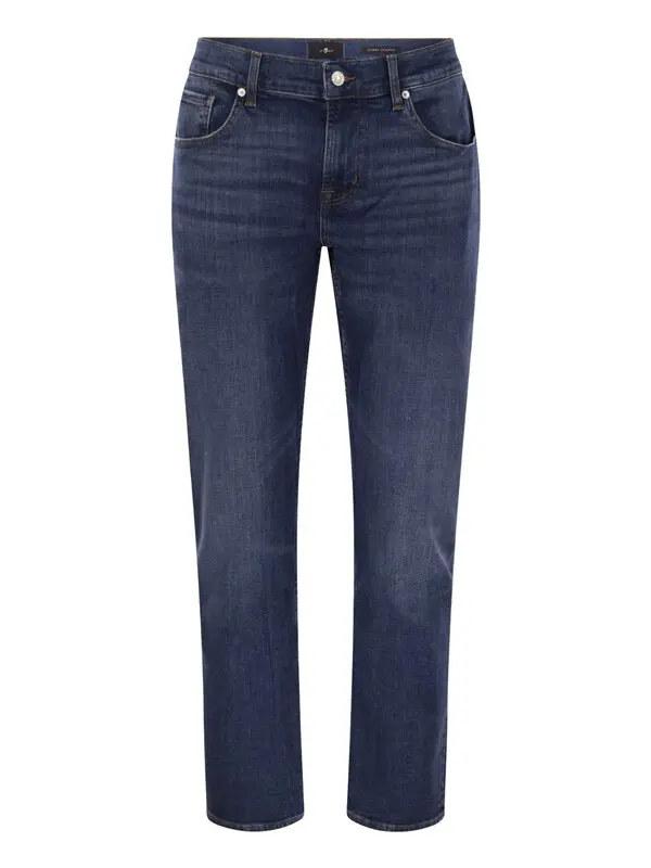 7 For All Mankind Slimmy Tapered Jeans - Blue