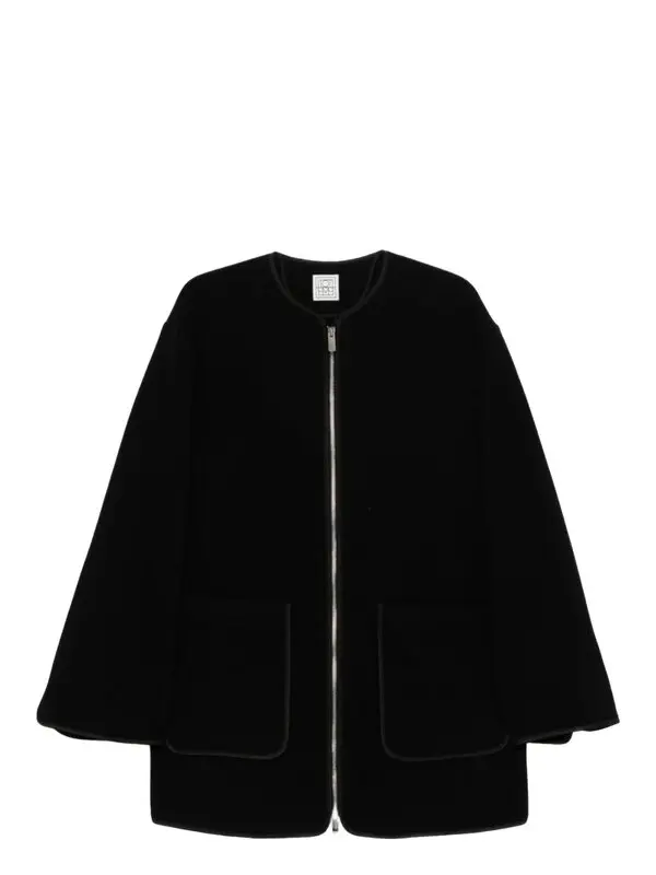 TOTEME Zip-up Jacket With Side Pockets - Black