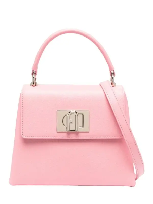 Furla Logo Turn Lock Mini Bag - Pink
