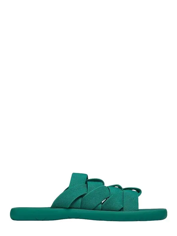 Bottega Veneta Intrecciato Elasticated Sandals - Green