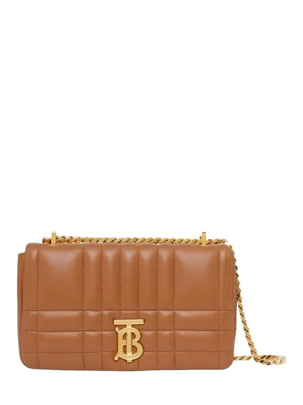 Burberry Lola Small Shoulder Bag With Tb Plaque - Brown