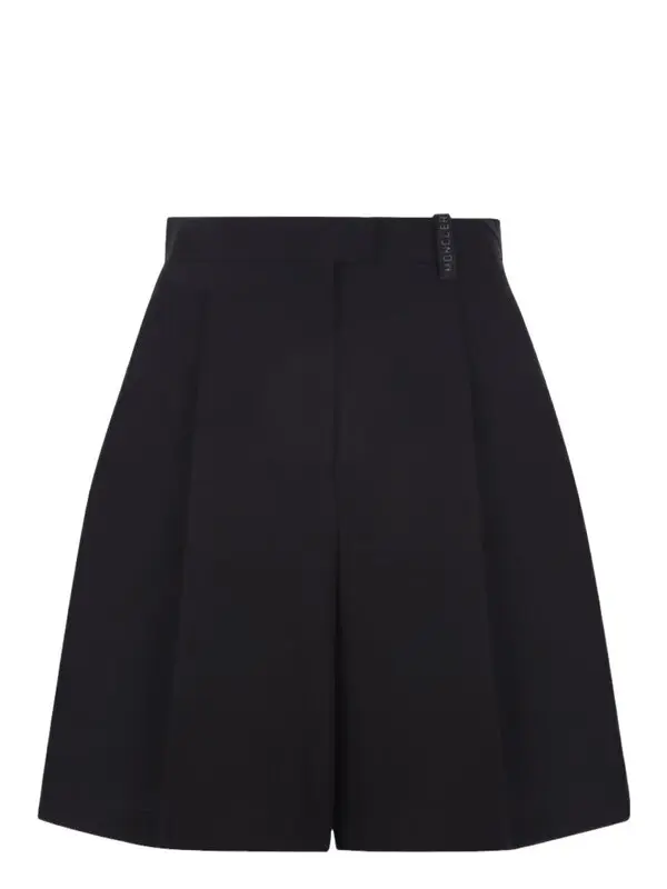 Moncler Inverted-pleat Skirt - Black