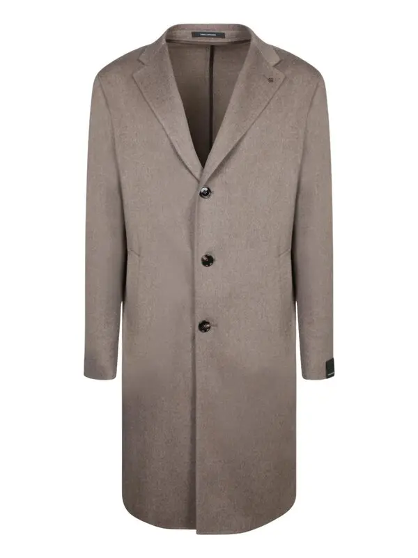 Tagliatore Colorado Three-button Coat - Taupe