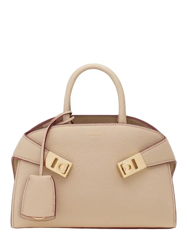 FERRAGAMO Embrace Mini Bag - Stone