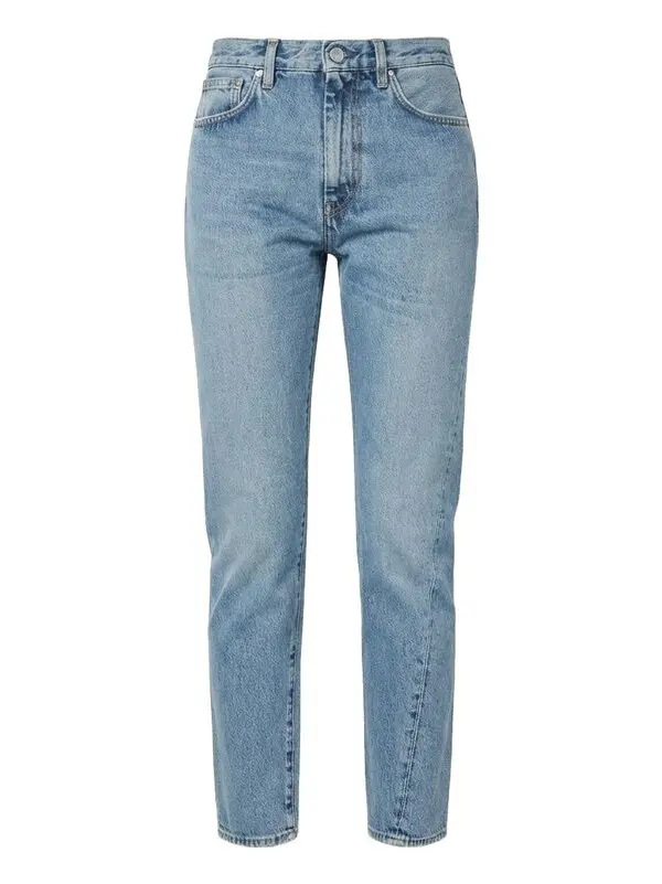TOTEME High-rise Cropped Jeans - Gray