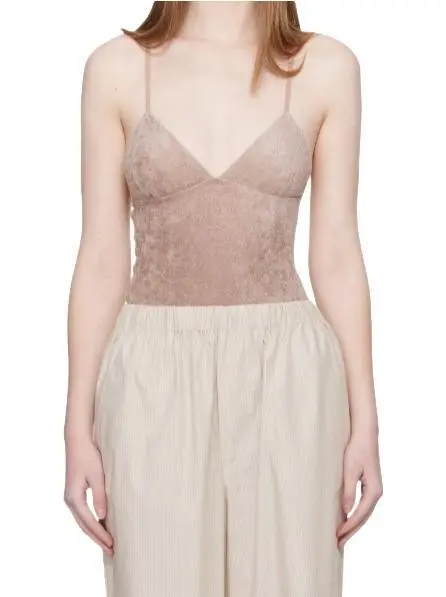 BASERANGE Halter Neck Bodysuit - Nude
