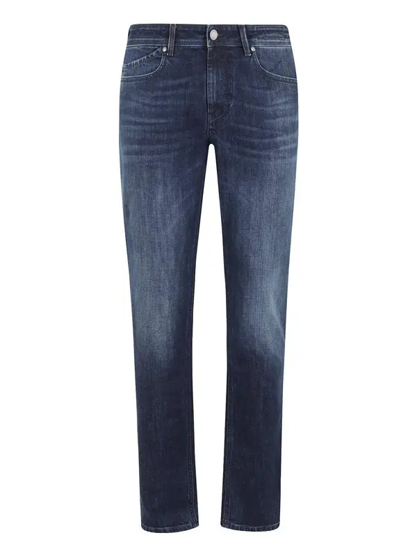 RE-HASH Five Pocket Jeans - Denim Medio