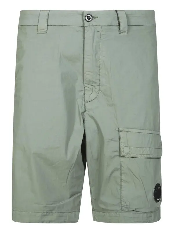 C.P. COMPANY Lens Pocket Cargo Shorts - Gray