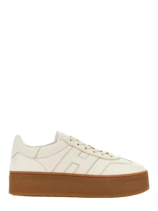 Hogan Cool H Patch Sneakers - Ivory