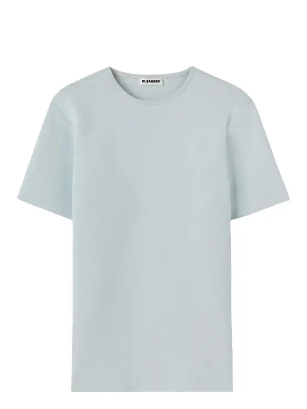 JIL SANDER Crewneck Short-sleeved T-shirt - Green