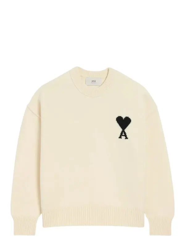 Ami De Coeur Sweater - White/black