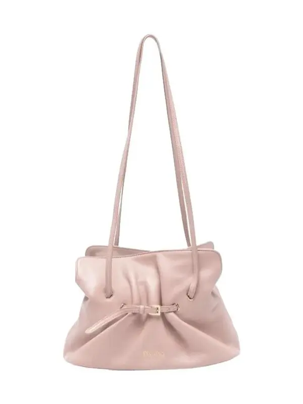 Prada Gathered Detail Buckled Shoulder Bag - Opal
