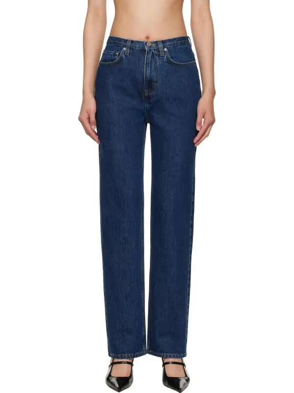 Loulou De Saison Jude Five-pocket Jeans - Blue