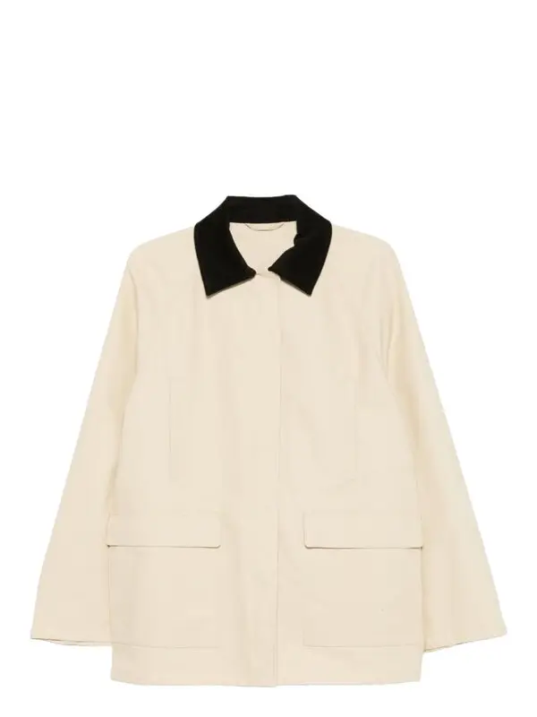 TOTEME Long-sleeved Jacket With Lapels - Beige