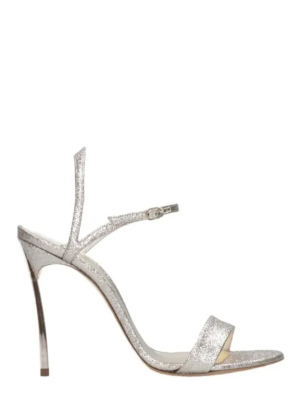 Casadei Logo High-heeled Sandals - Nude