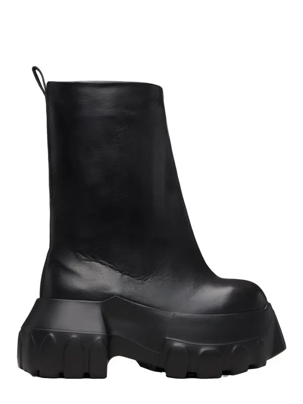Rick Owens Mega Tractor Platform Boots - Black