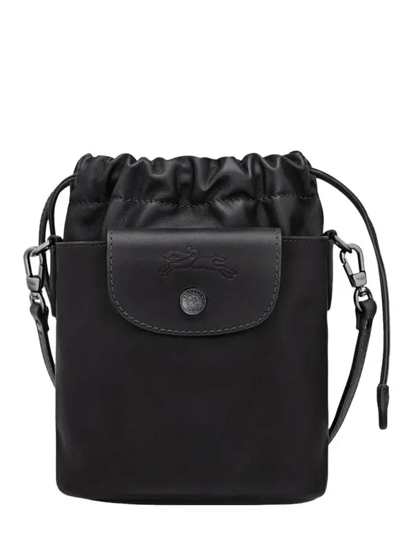 Longchamp Drawstring Bucket Bag - Black