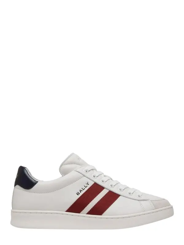 Bally Logo Debossed Tennis Sneakers - White