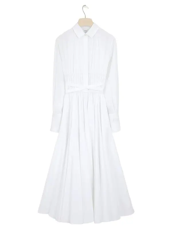 PATOU Long-sleeve Maxi Dress - White