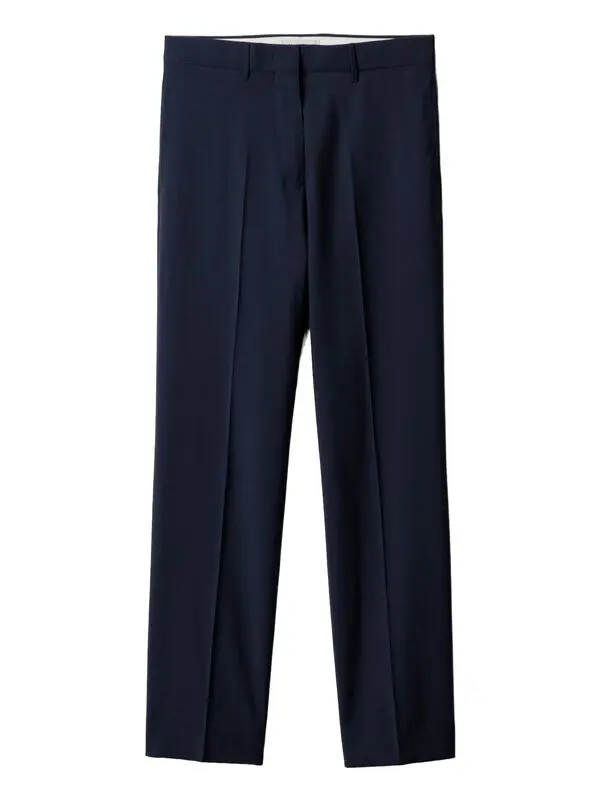 Miu Miu Straight-leg Tailored Trousers - Navy