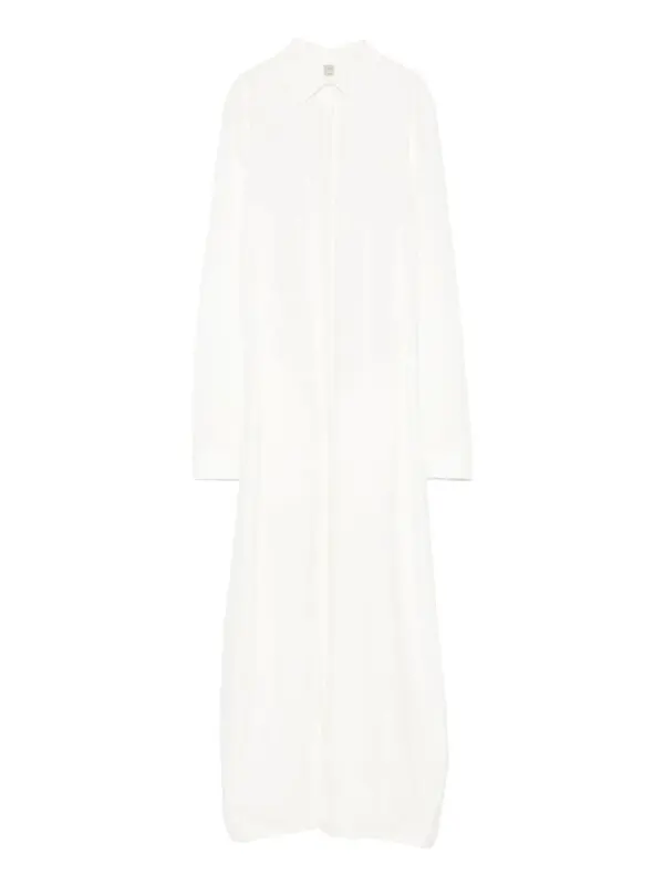 TOTEME Parachute Shirtdress - White