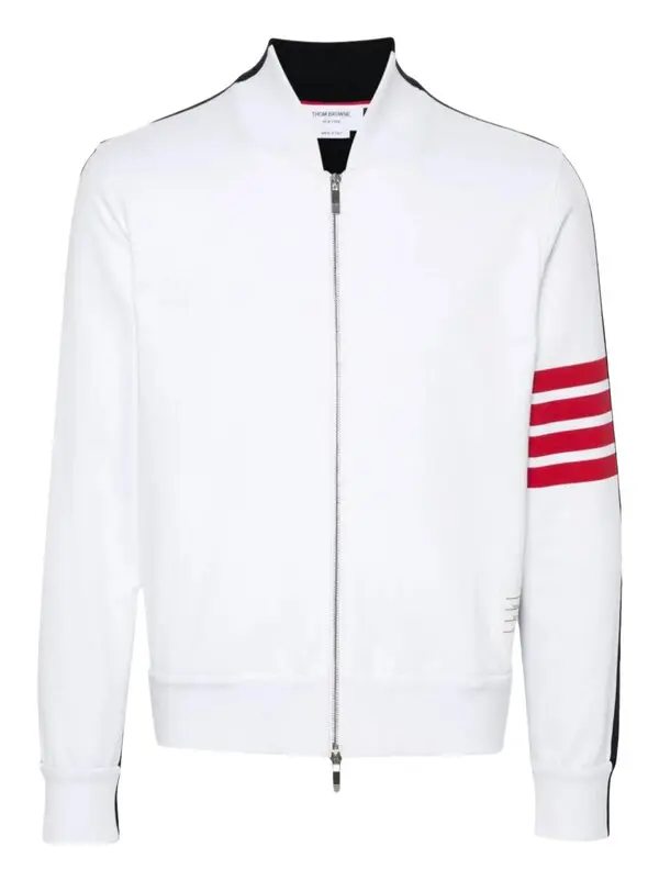 Thom Browne Color-block Bomber Jacket - Red/white/blue