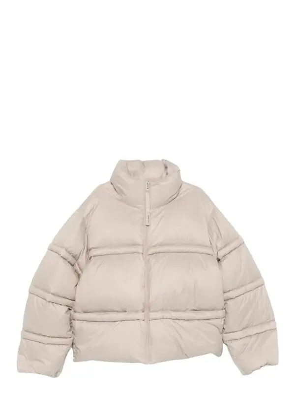 Axel Arigato Puffer Jacket With Stand Collar - Brown