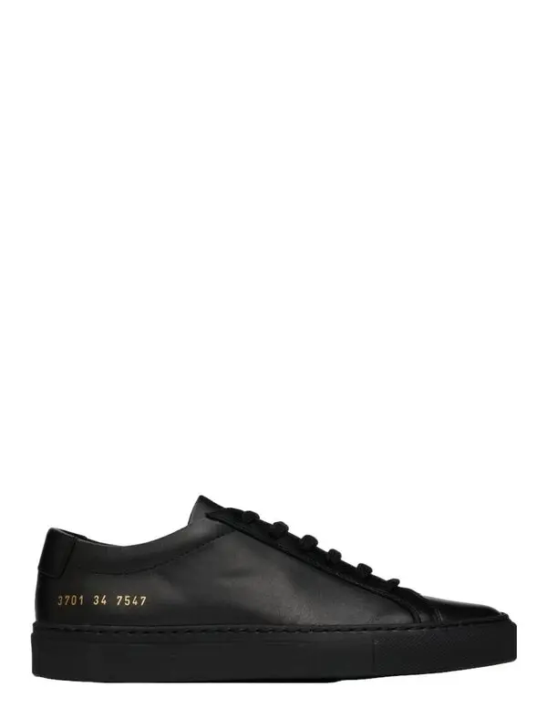 COMMON PROJECTS Logo Low-top Sneakers - Black