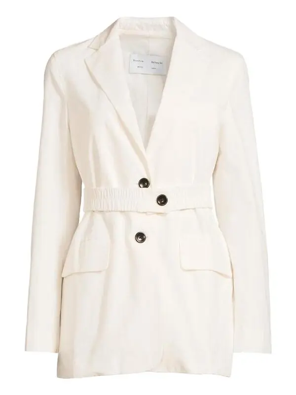 Proenza Schouler Long-sleeved Suit Jacket With Belt - No